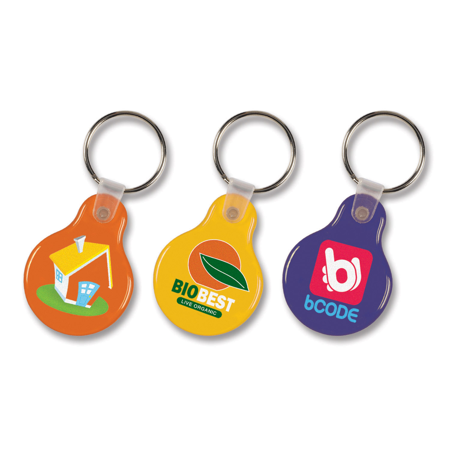 TRENDS | Flexi Resin Key Ring - Round