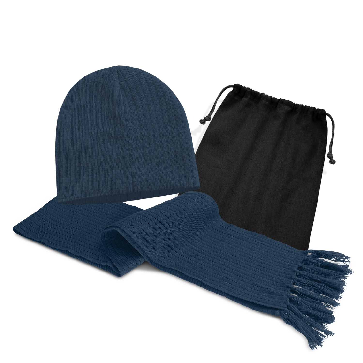 TRENDS | Nebraska Scarf and Beanie Set