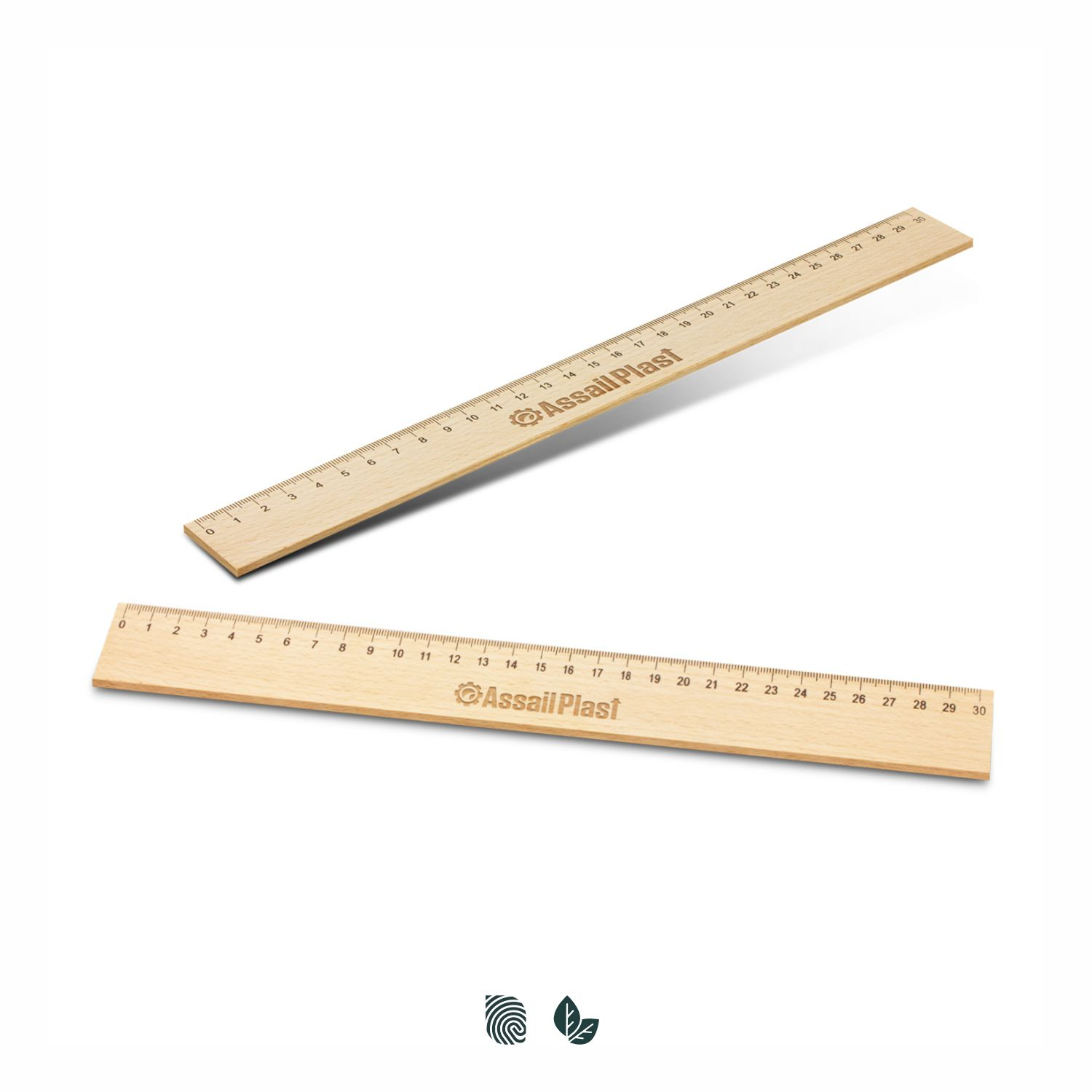 TRENDS | Wooden 30cm Ruler