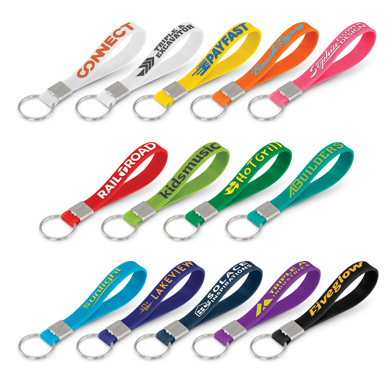 TRENDS | Silicone Key Ring - Embossed