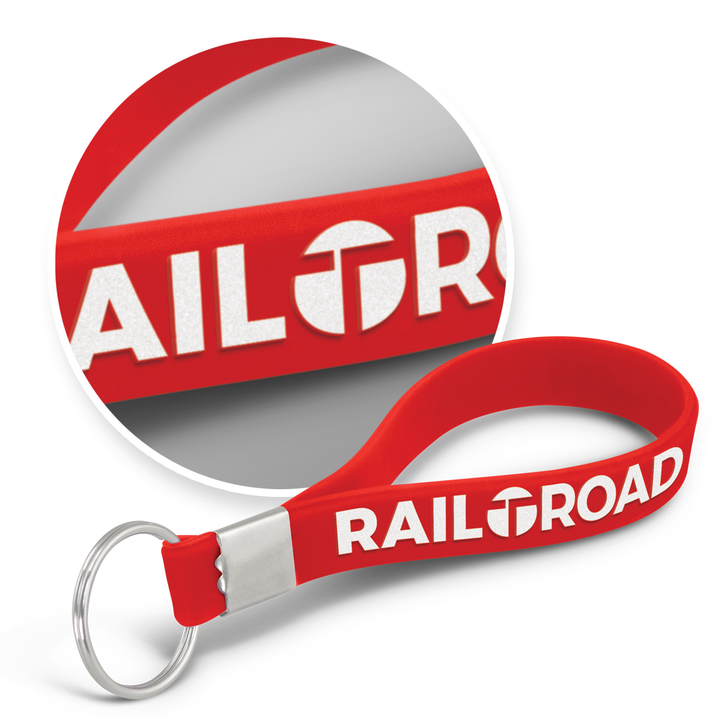 TRENDS | Silicone Key Ring - Embossed