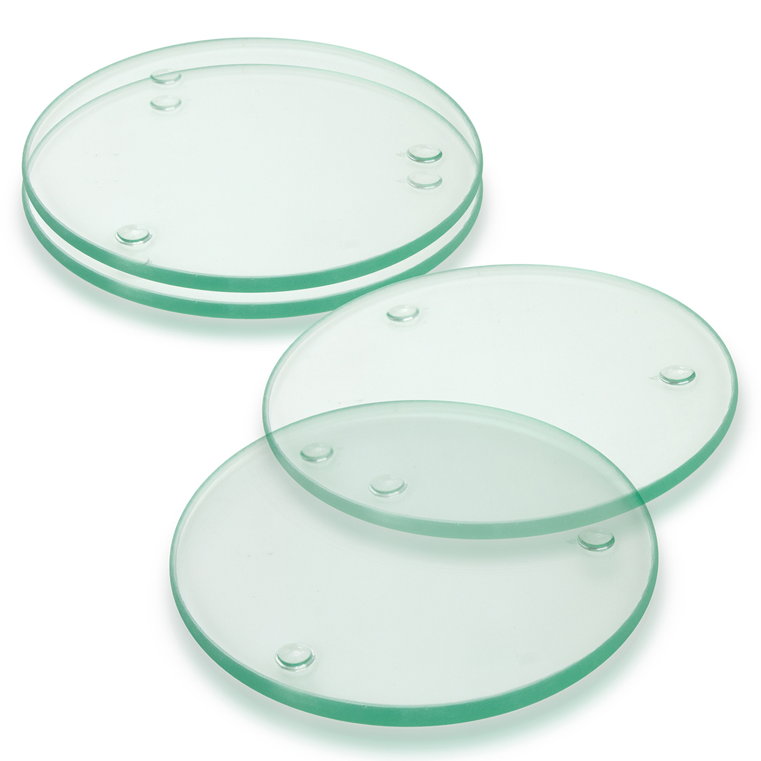 TRENDS | Venice Glass Coaster Set of 4 Round - Full Colour