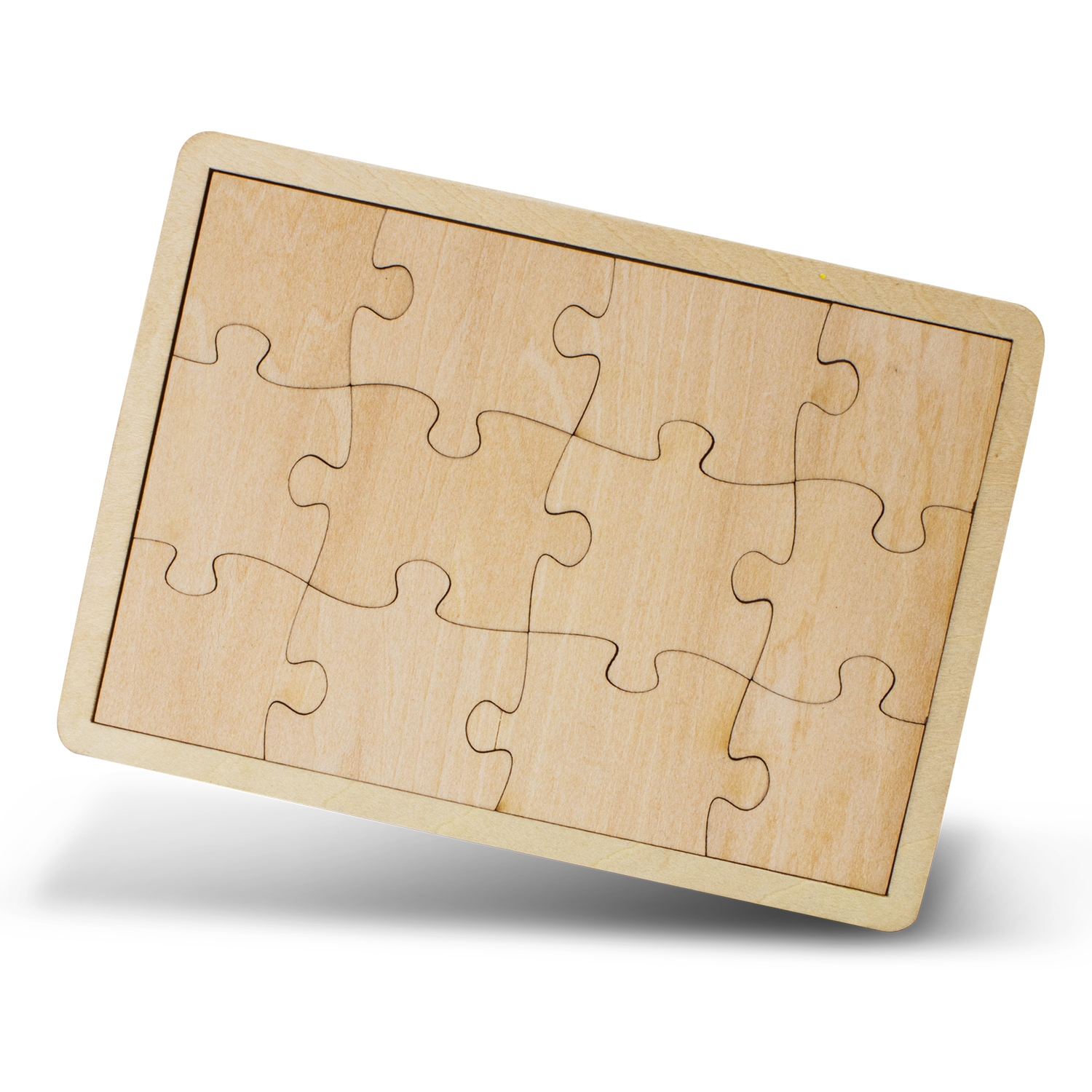 TRENDS | Wooden 12 Piece Puzzle