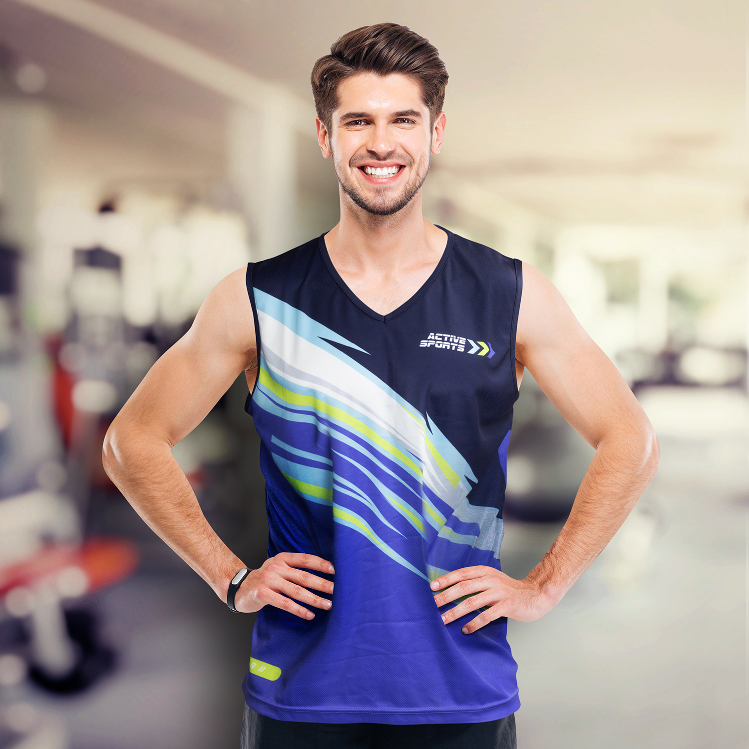 TRENDS | Custom Mens Performance Singlet