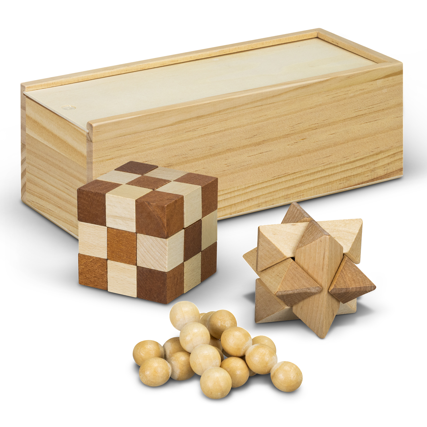 TRENDS | Wooden Brain Teaser Set