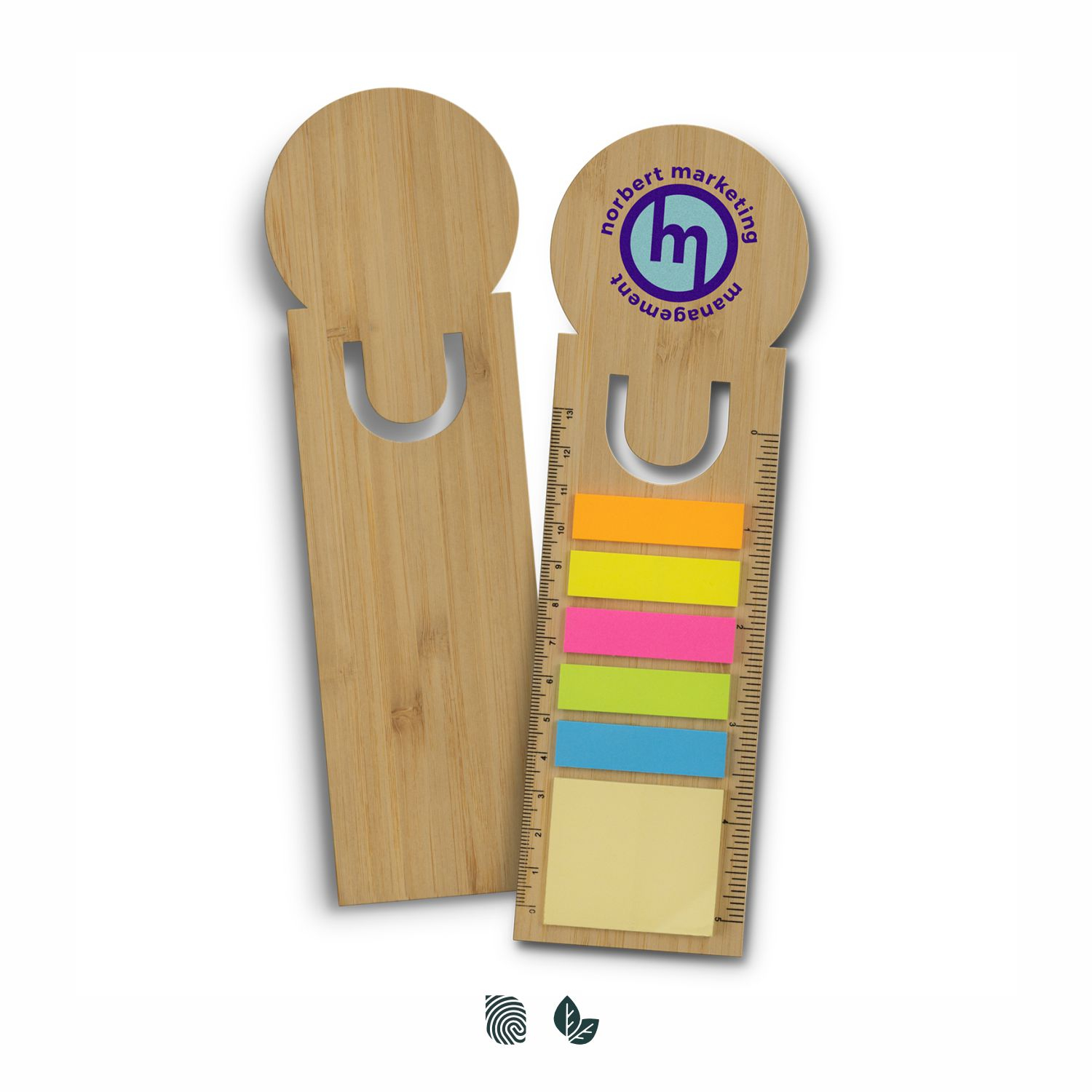 TRENDS | Bamboo Ruler Bookmark - Round