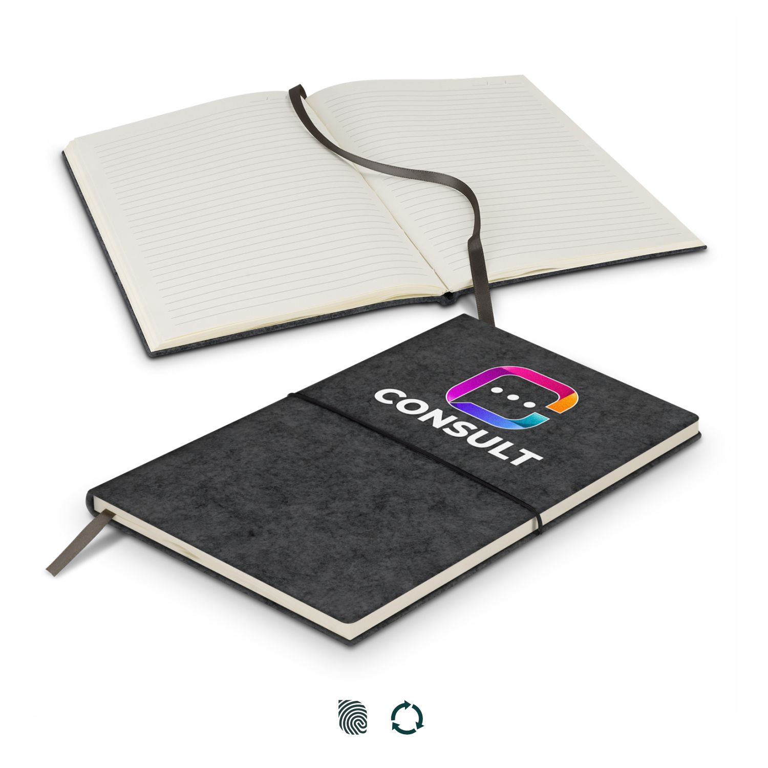 TRENDS | RPET Felt Soft Cover Notebook