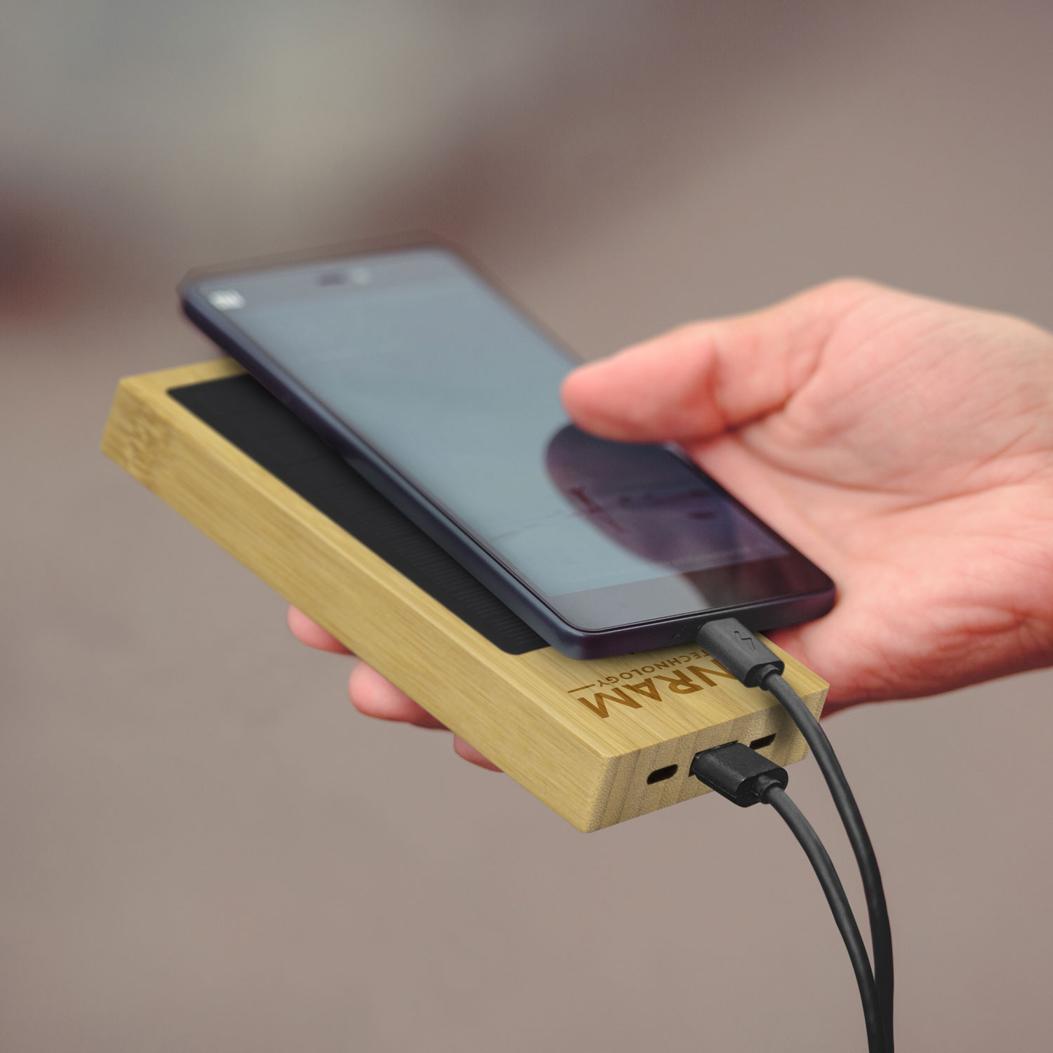 TRENDS | NATURA Bamboo Solar Power Bank