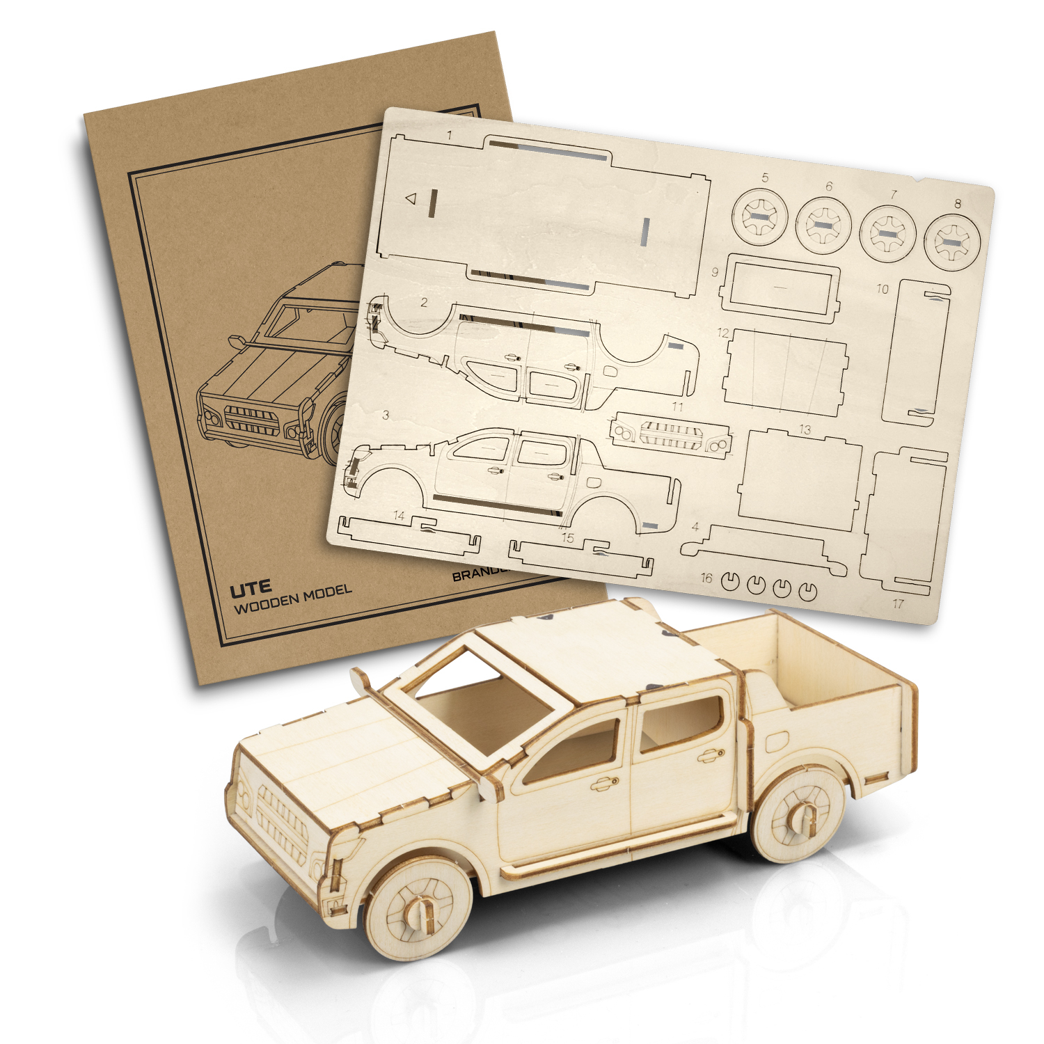 TRENDS | BRANDCRAFT UTE Wooden Model