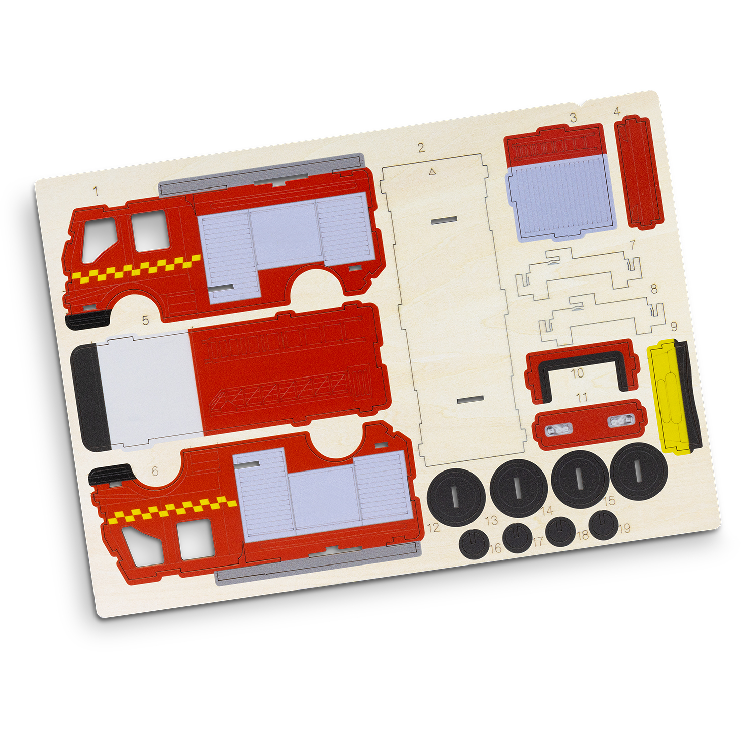 TRENDS | BRANDCRAFT Fire Truck Wooden Model