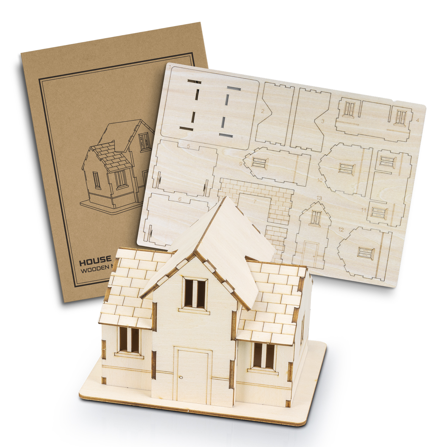 TRENDS | BRANDCRAFT House Wooden Model