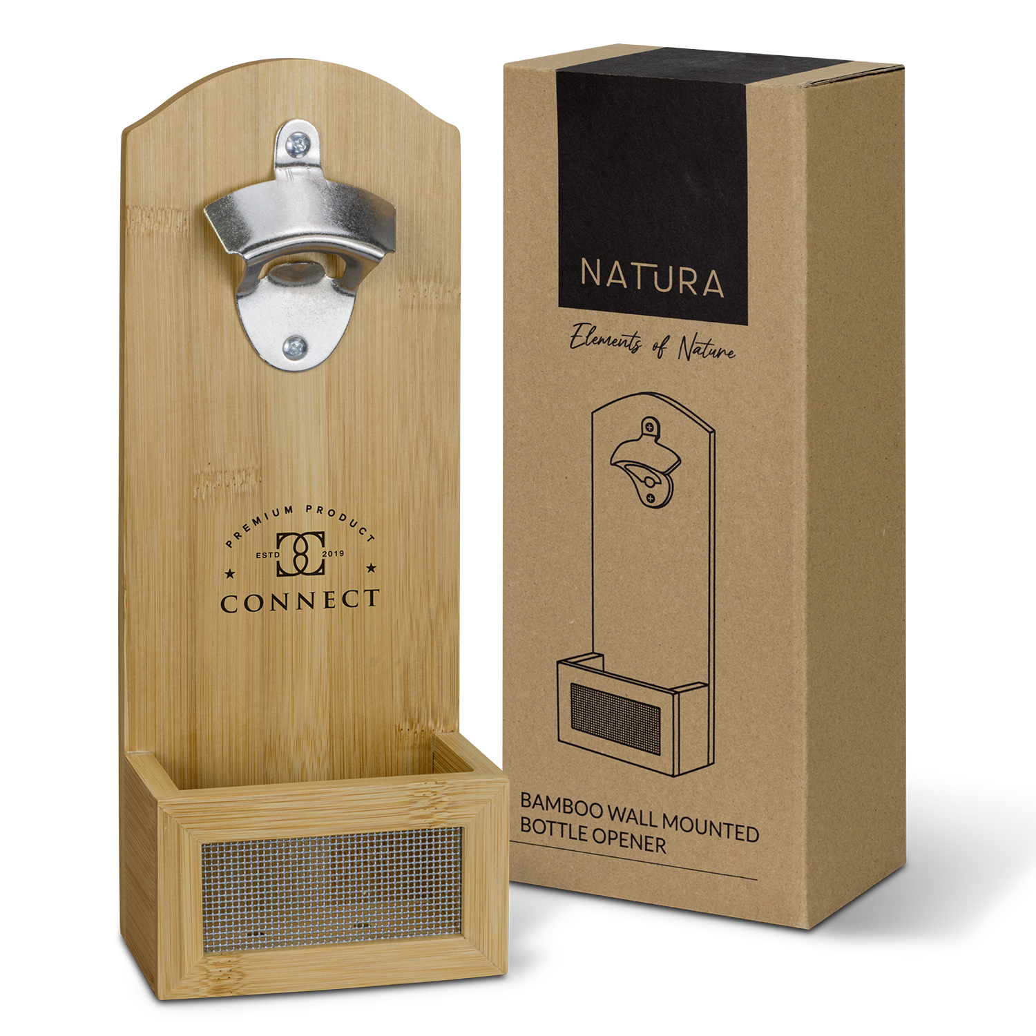 TRENDS | NATURA Bamboo Wall Mounted Bottle Opener