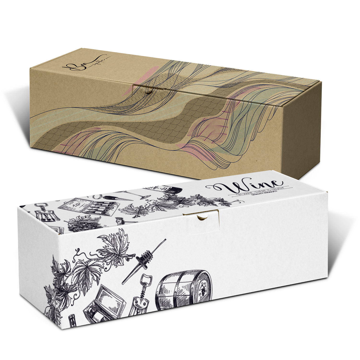 TRENDS | Die Cut Box with Locking Lid - 395x115x115mm