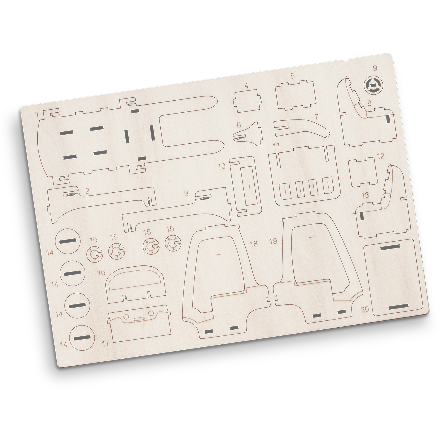 TRENDS | BRANDCRAFT Forklift Wooden Model