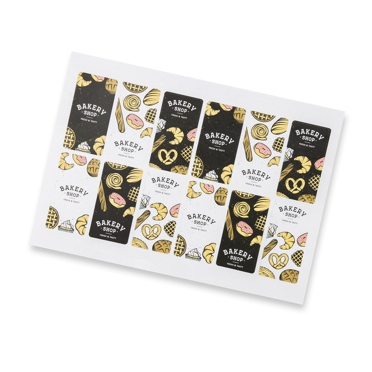 TRENDS | Sticker Sheet 40x80mm Rectangle - Matte